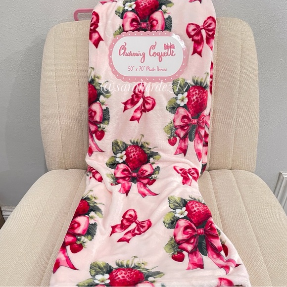 Charming Coquette | Bedding | New Cute Charming Coquette Plush Throw ...